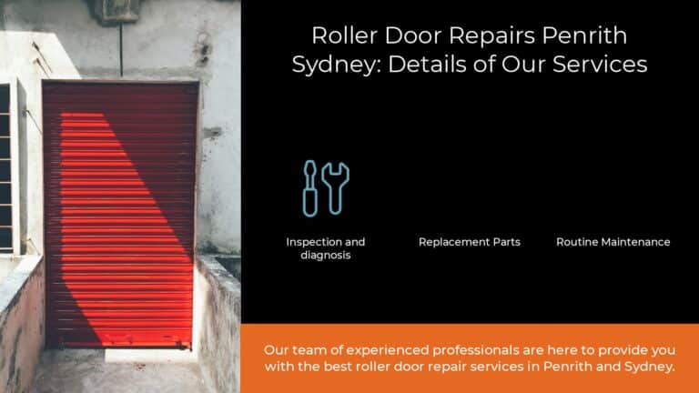 Roller Door Repairs in Penrith, Sydney | Pro Handyman Australia Services