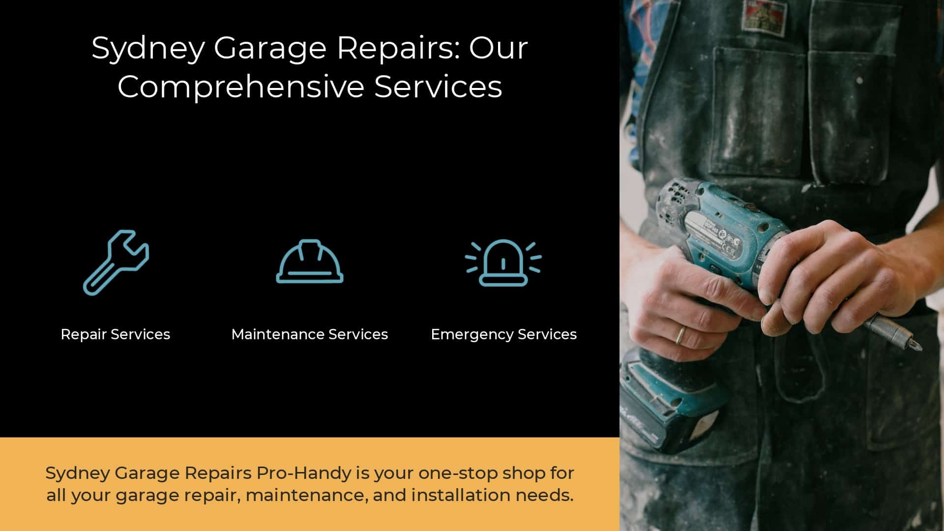 Sydney Garage Repairs - Professional Handyman Services | Pro Handyman Australia